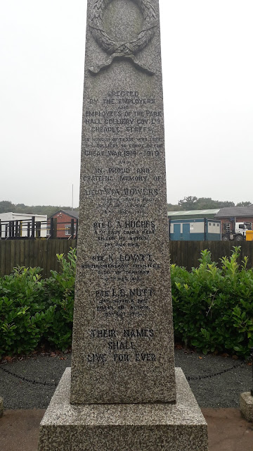 War Graves and Memorials: Dilhorne, Park Hall Colliery