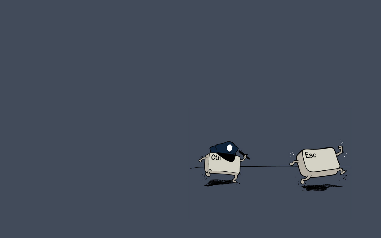 Wallpaper A Day Control Escape Ctrl Esc Threadless Wallpaper