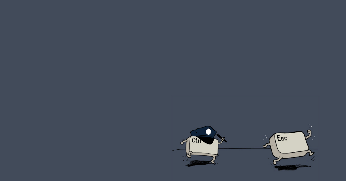 Wallpaper a day: control escape ctrl esc threadless wallpaper
