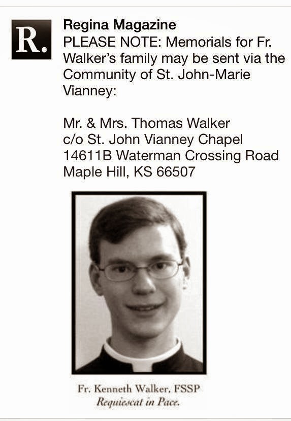 Momentum Veritatis: Fr. Kenneth Walker FSSP
