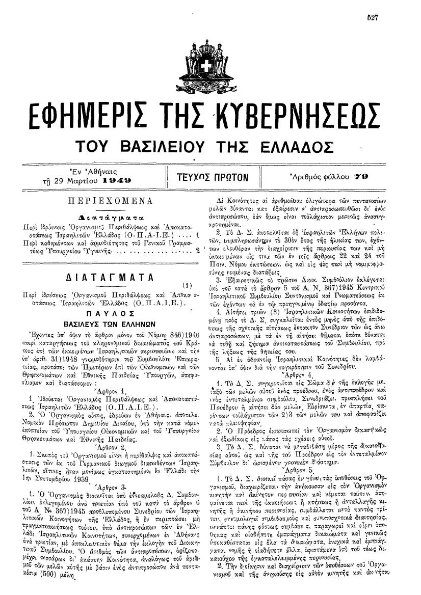 Κ.Ι.Σ (ΚΕΝΤΡΙΚΟ ΙΣΡΑΗΛΙΤΙΚΟ ΣΥΜΒΟΥΛΙΟ) -ΤΟ ΑΦΟΡΟΛΟΓΗΤΟ ΚΡΑΤΟΣ ΕΝ ΚΡΑΤΕΙ ...