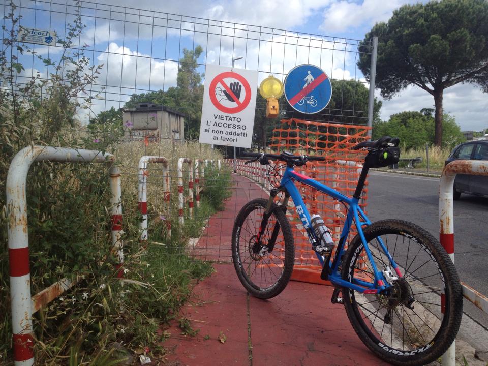 Ciclabili a Roma - piste ciclabili e ciclopedonali: maggio 2016
