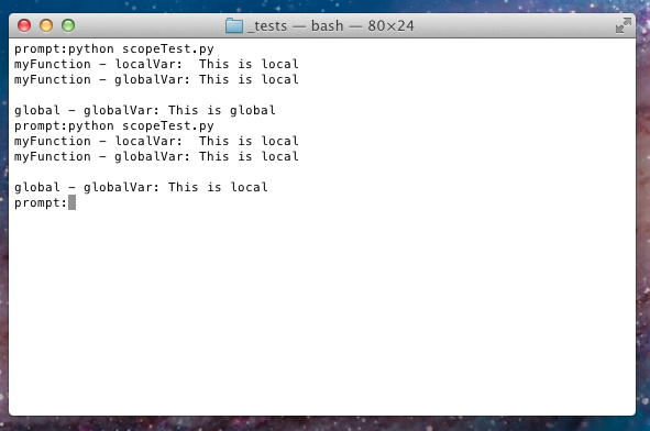 Getting Started with Python: Variable Scope Getting Started with Python: Variable Scope