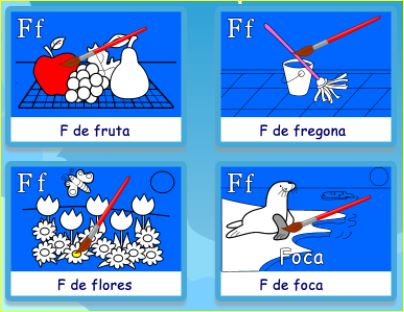 Jugando y aprendiendo juntos: Aprendo a leer y a escribir. La F