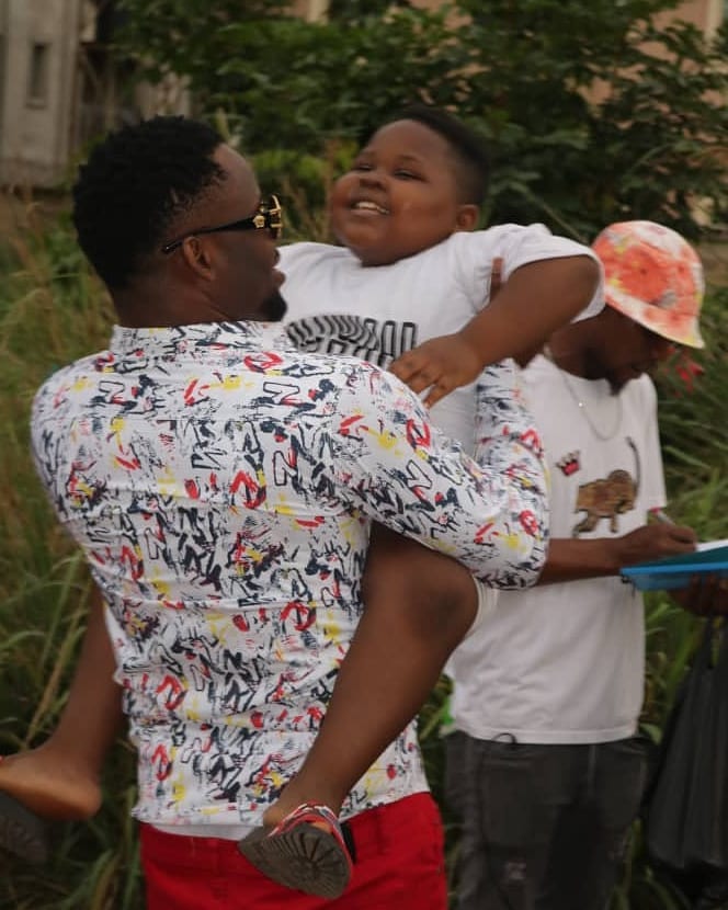 Pictures of Zubby Michael and his 'son' Chikamso Ozonigbo Ejiofor