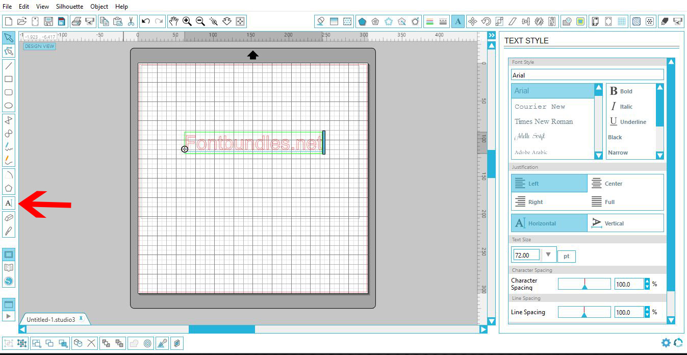 Text basics in Silhouette | Design Bundles