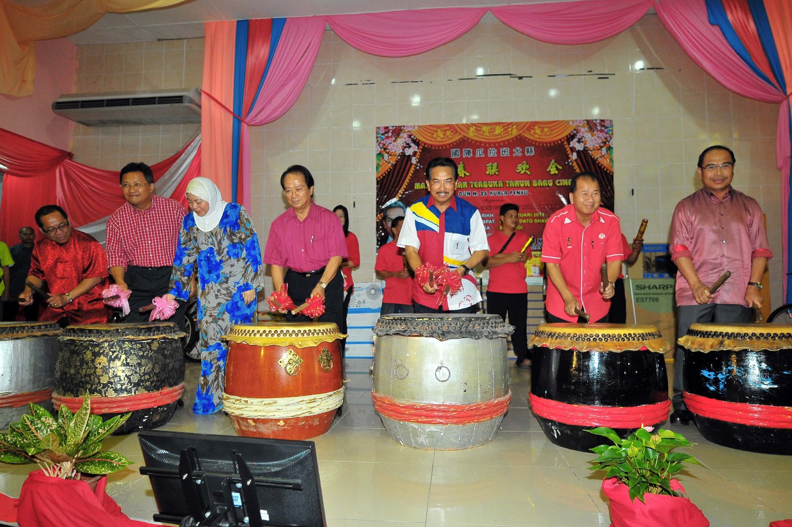Datuk Musa - Upko Chinese New Year Open House ~ Sabah Borneo Aramaii