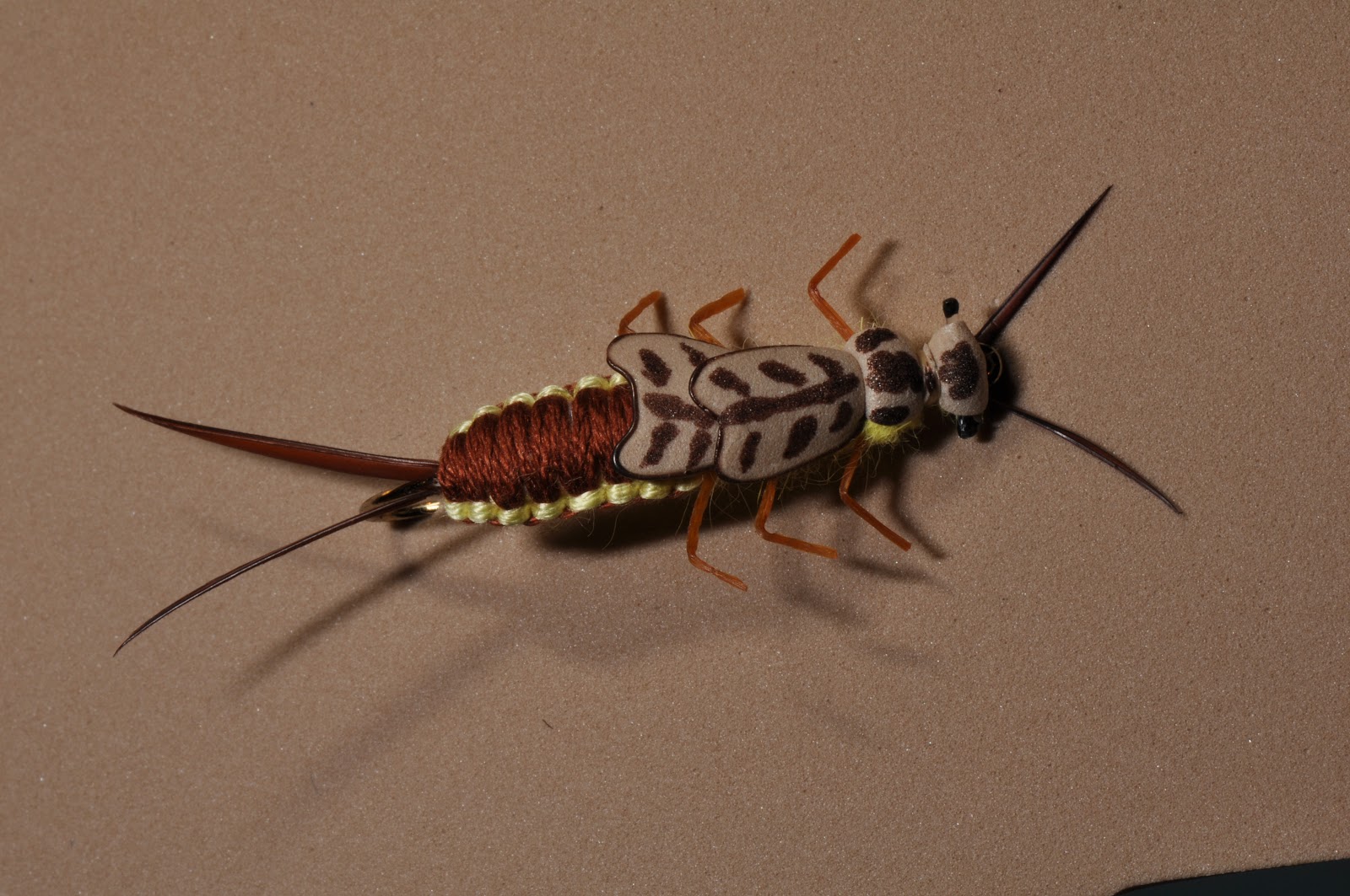 Dub the Thorax: Beautiful woven stoneflies by George Maciag
