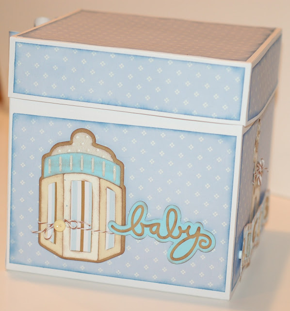 Paper Creations by Kristin: Baby Light Box Cube with Album