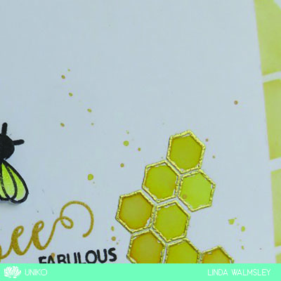 Uniko Studio: Introducing... Bee Happy and Honeycomb Pattern Stencil