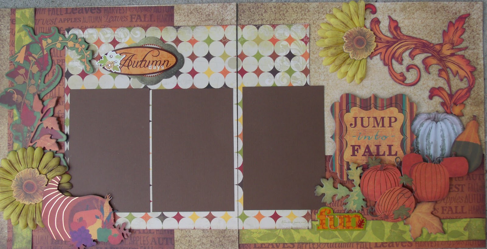 AMAZING GRACE Paper Crafts: Happy Fall!