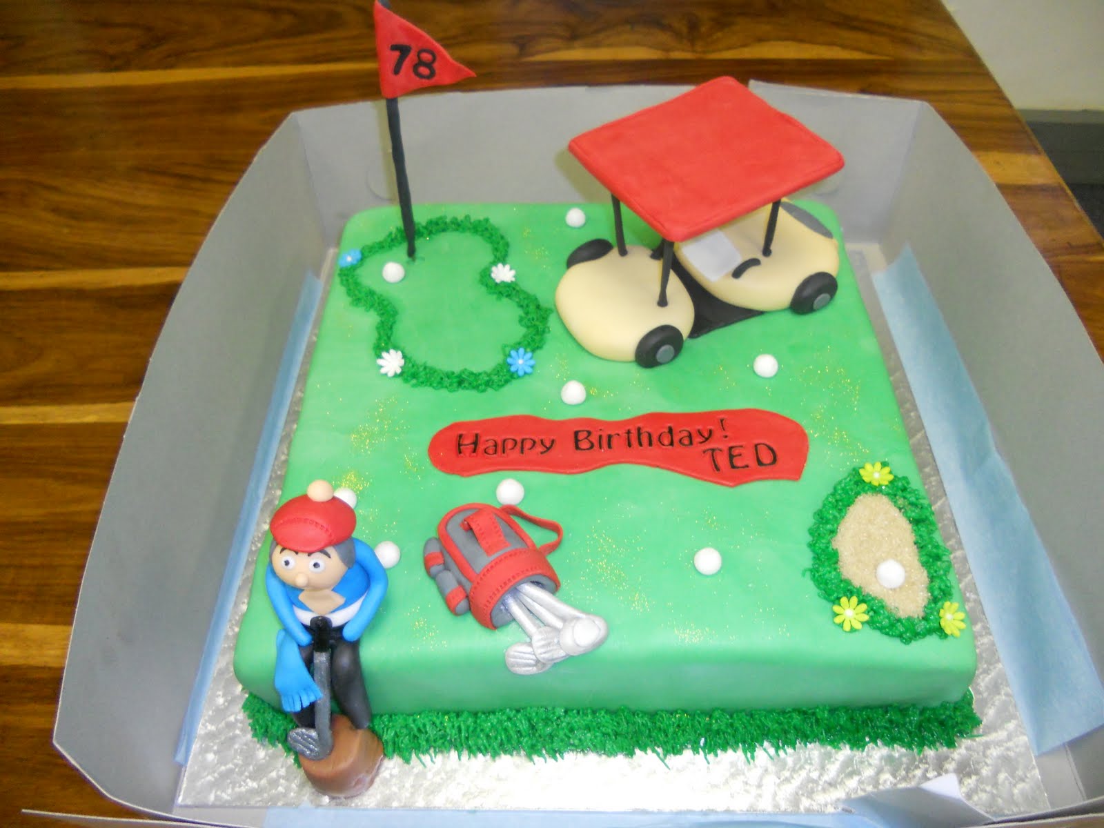 Die Koekblik: 78th Birthday Cake for Ted 1 April 2011