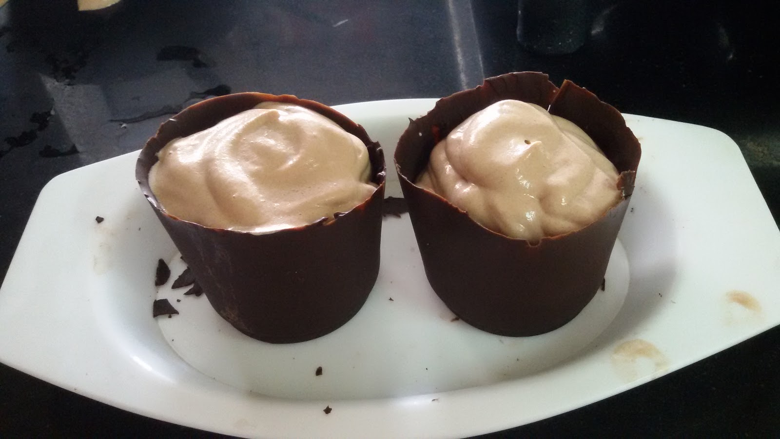 Bongtaste : Chocolate Flower Tub filled with Eggless Chocolate Mousse ...