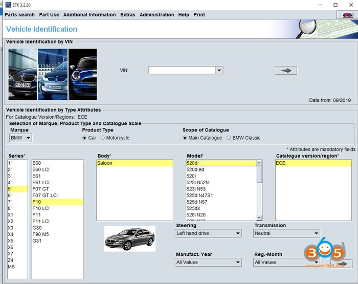 Where to Download 10.2019 BMW ETK Parts Catalogue?: 車OBDIIツール