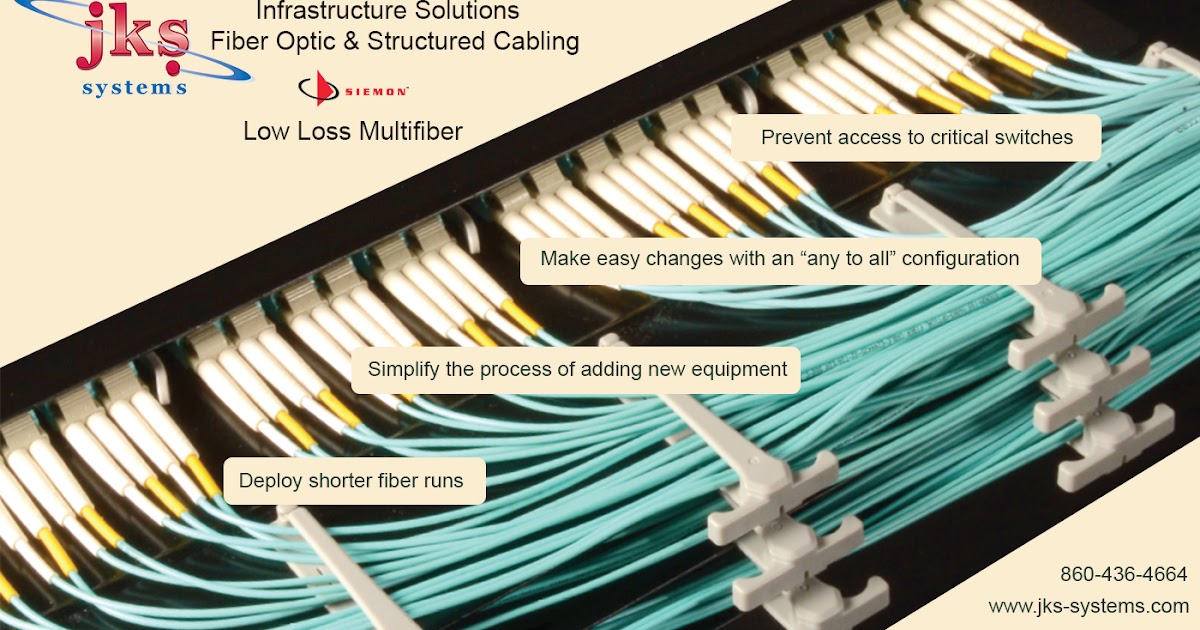 jkssystems: JKS Cabling Solutions – Siemon Low Loss Multifiber