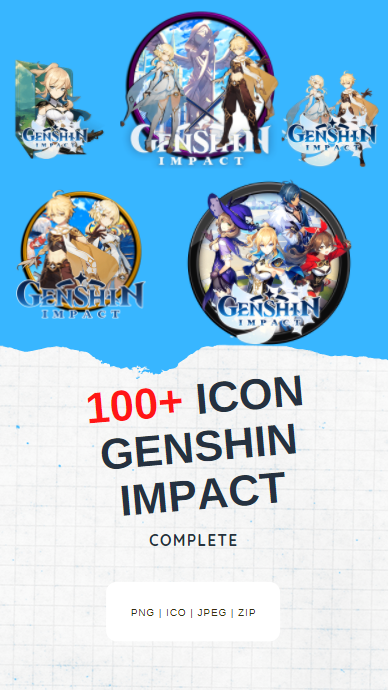 20+ COOL ICON AND WALLPAPER Genhsin Impact! PNG | JPEG