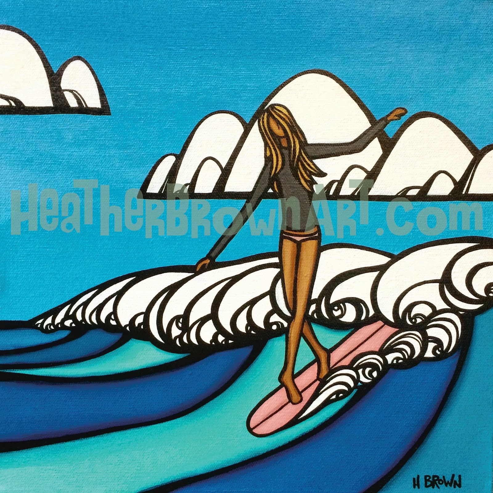 Heather Brown Canvas Art at Elisa Champagne blog