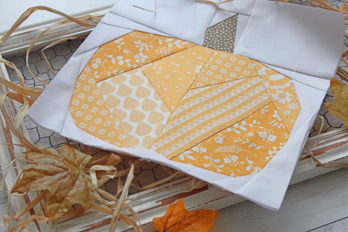 {Free Block Pattern} Pumpkin Block - 3 Sizes (6', 8" & 10 ...