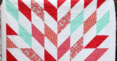 Beautiful Skills - Crochet Knitting Quilting : Red & Turquoise Quilt ...