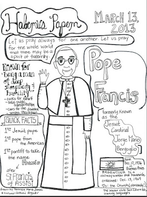 Pope Francis Coloring Pages Sketch Coloring Page