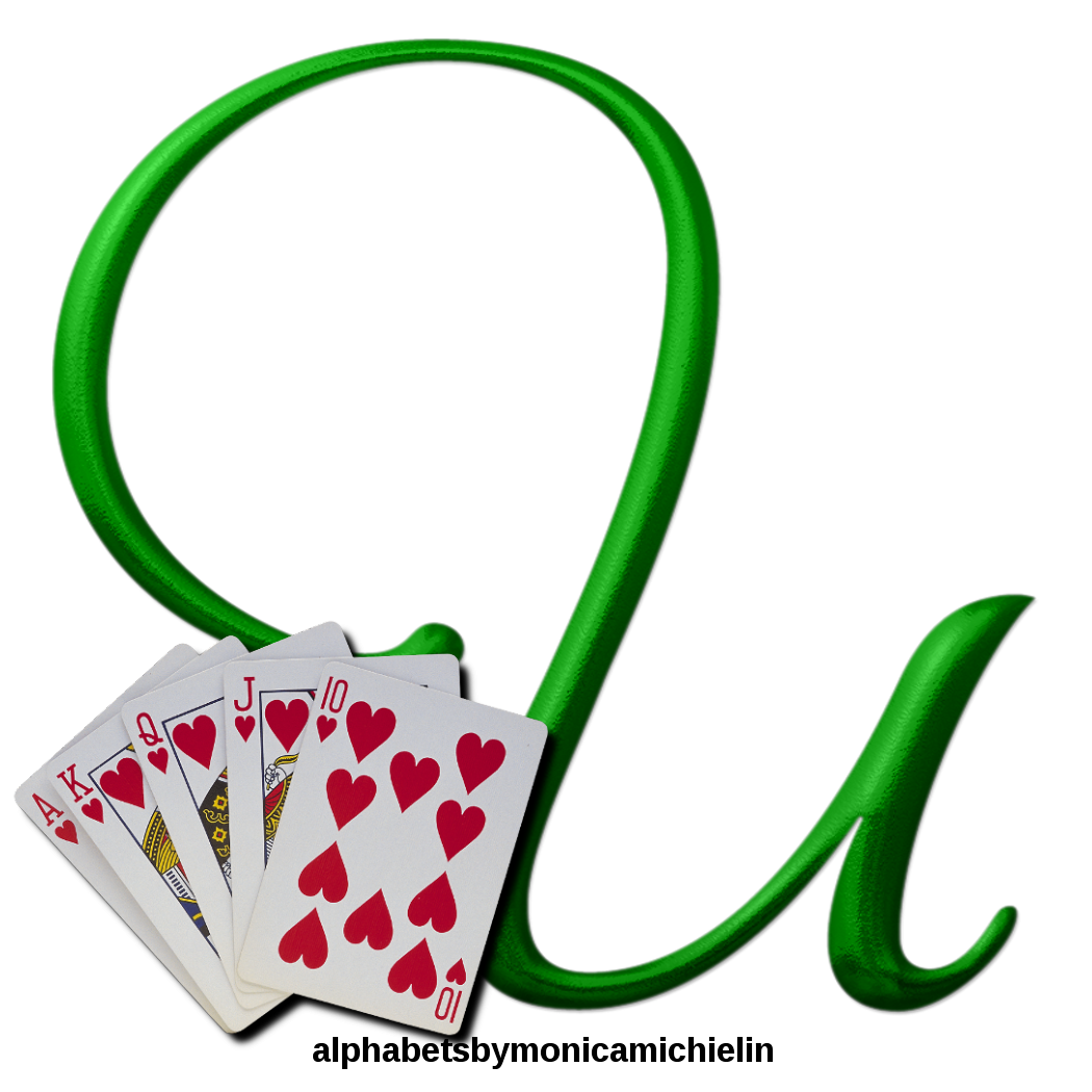 M. Michielin Alphabets: 3-CARDS GAME TABLE ALPHABET PNG