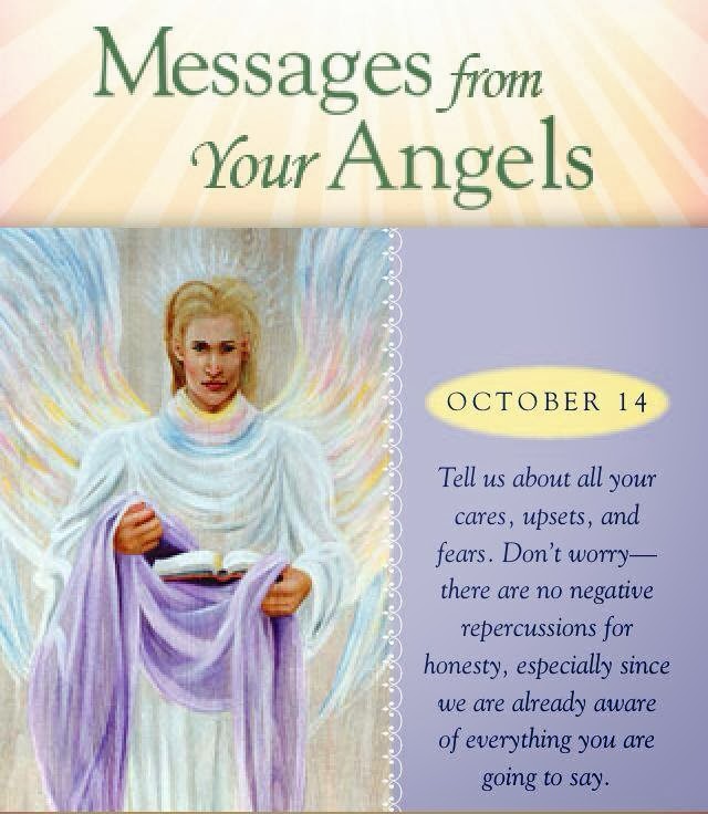 Messages from Our Angels today ~ October 14, Monday ♥