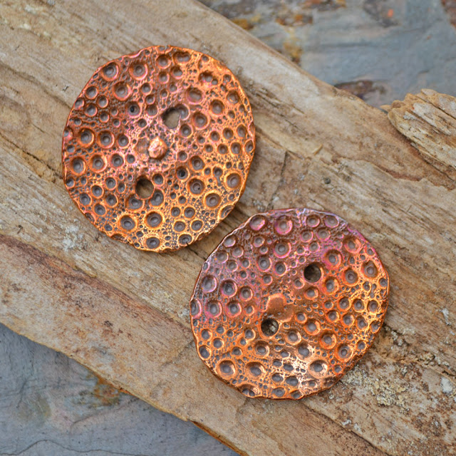 Kristi Bowman Design: New Large Copper Buttons