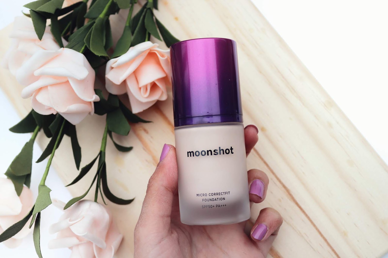 [Review] moonshot Micro Correctfit Foundation 201 | Beauty & Dewdrop Blog