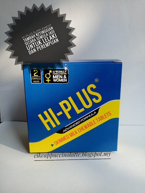 HI-PLUS SUPPLEMENT TAMBAH KETINGGIAN SECARA SEMULA JADI UNTUK LELAKI ...