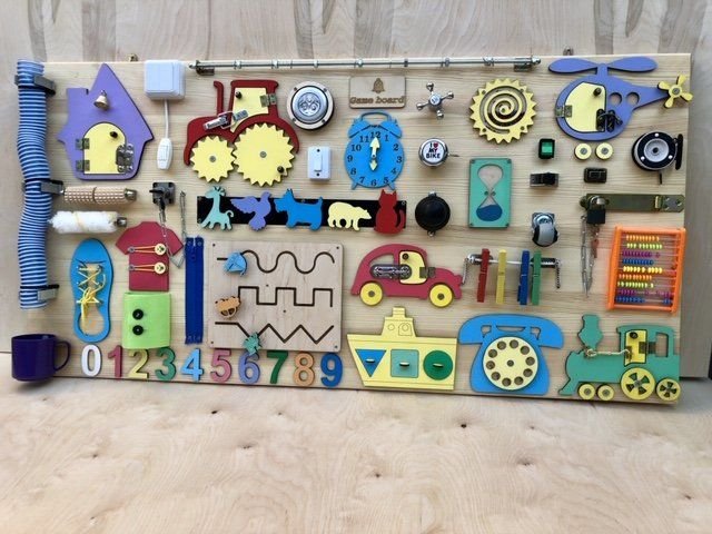 DIY How to Built The Most Adorable Activity Wall Boards For Kid ...