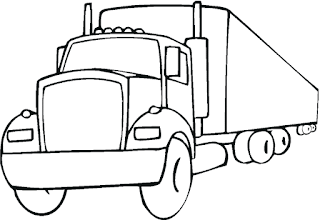 Semi Truck Coloring Pages ~ Coloring Pages