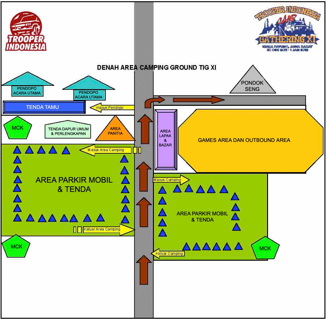 Komunitas Trooper Indonesia: Denah Lokasi Acara TIG 11