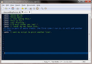 TESTHEAD: Exercise 1: A Good First Program: Learn Ruby The Hard Way ...