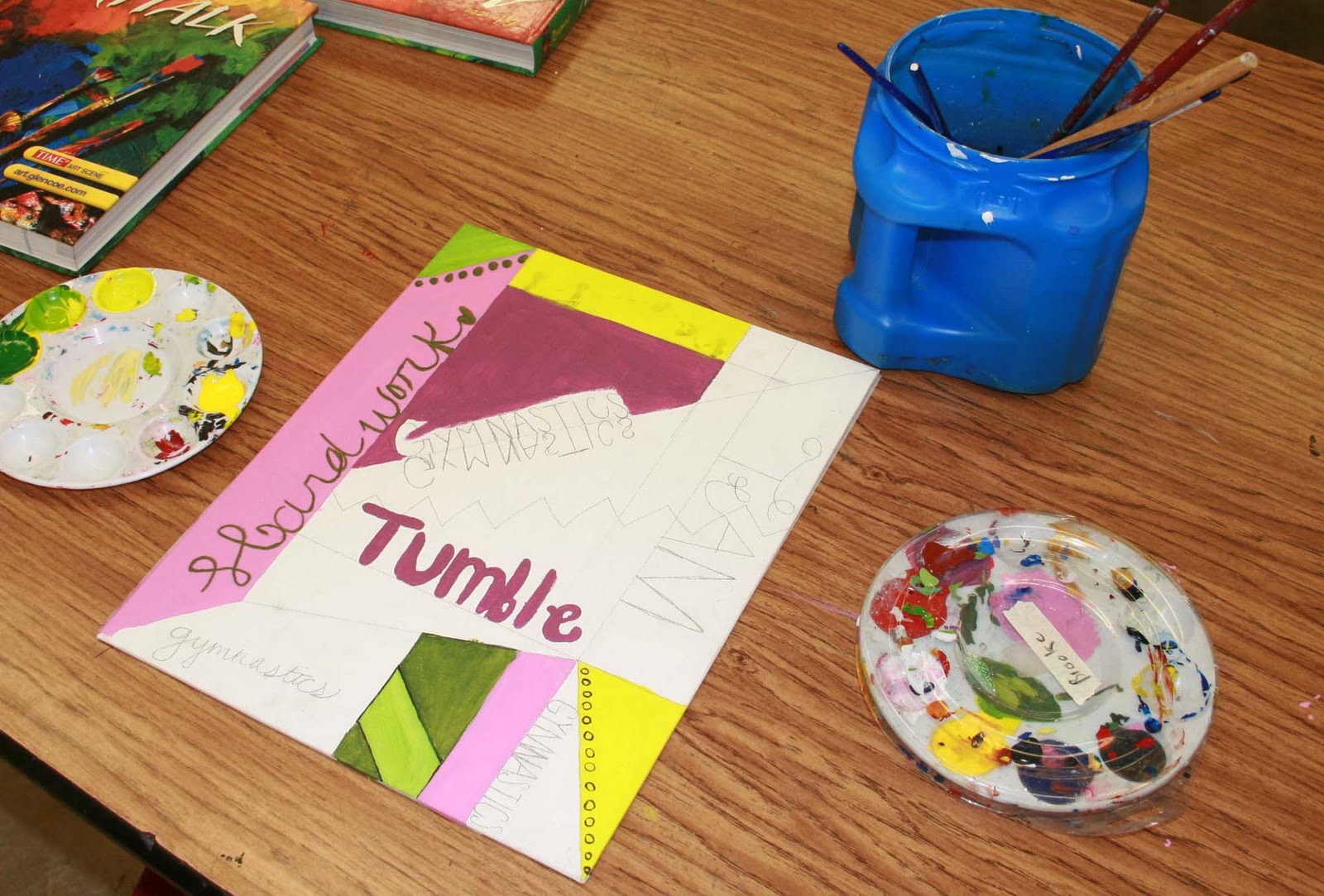 Mrs. Macre's Art Class: Abstract Letter Designs