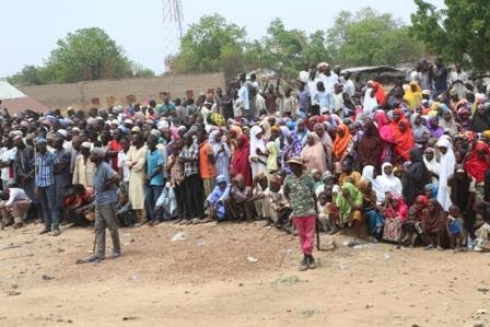 Photos: Distribution of relief items to the people of Buni Yadi who ...