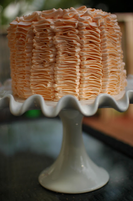 TurtleCraftyGirl: Ruffled Cake