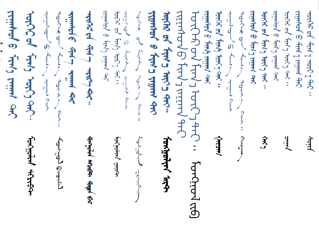 Монгол бичиг: Монгол бичгийн юникод фонтууд / Unicode Mongolian script fonts