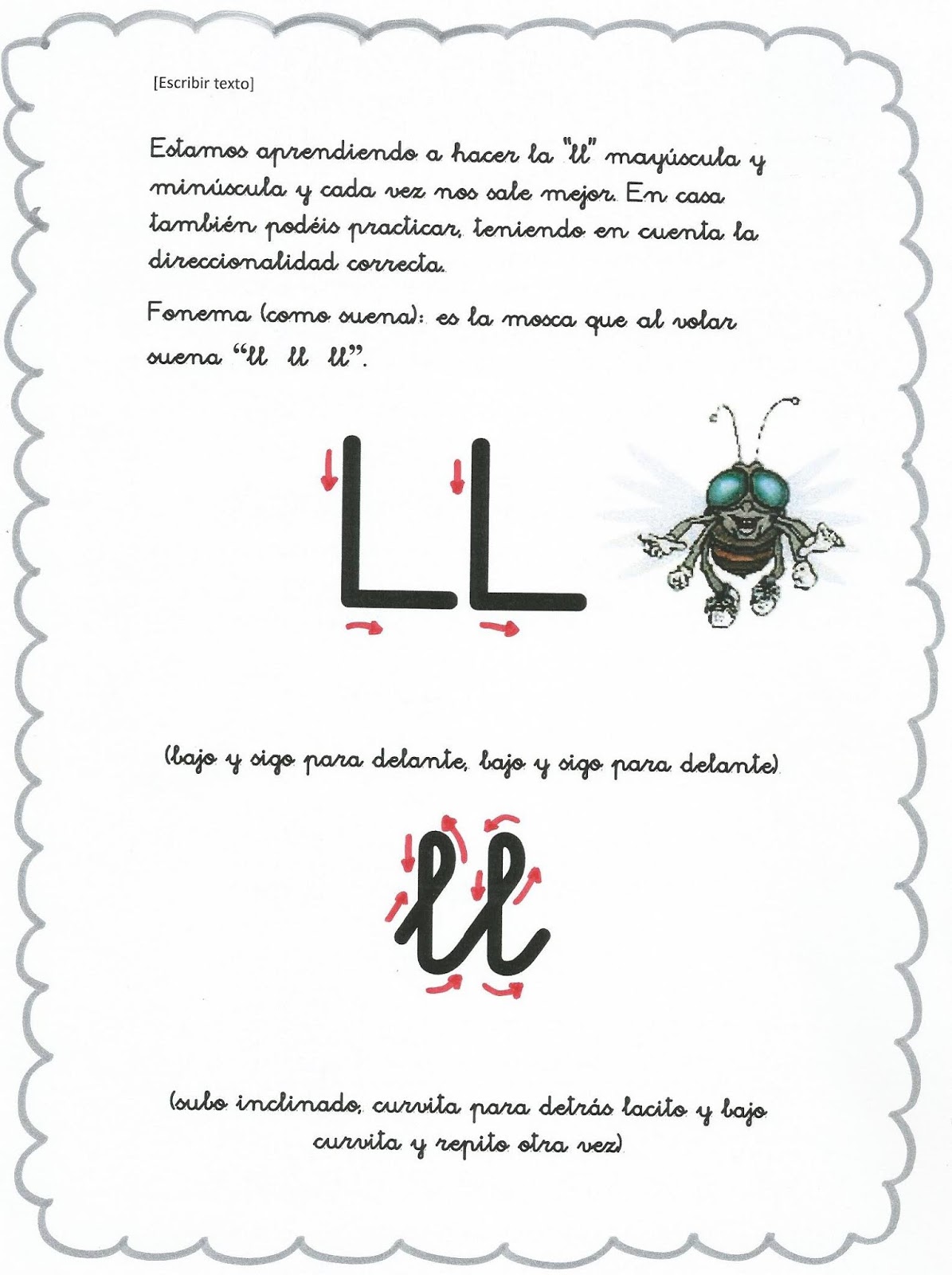 Educación Infantil: La letra "ll"