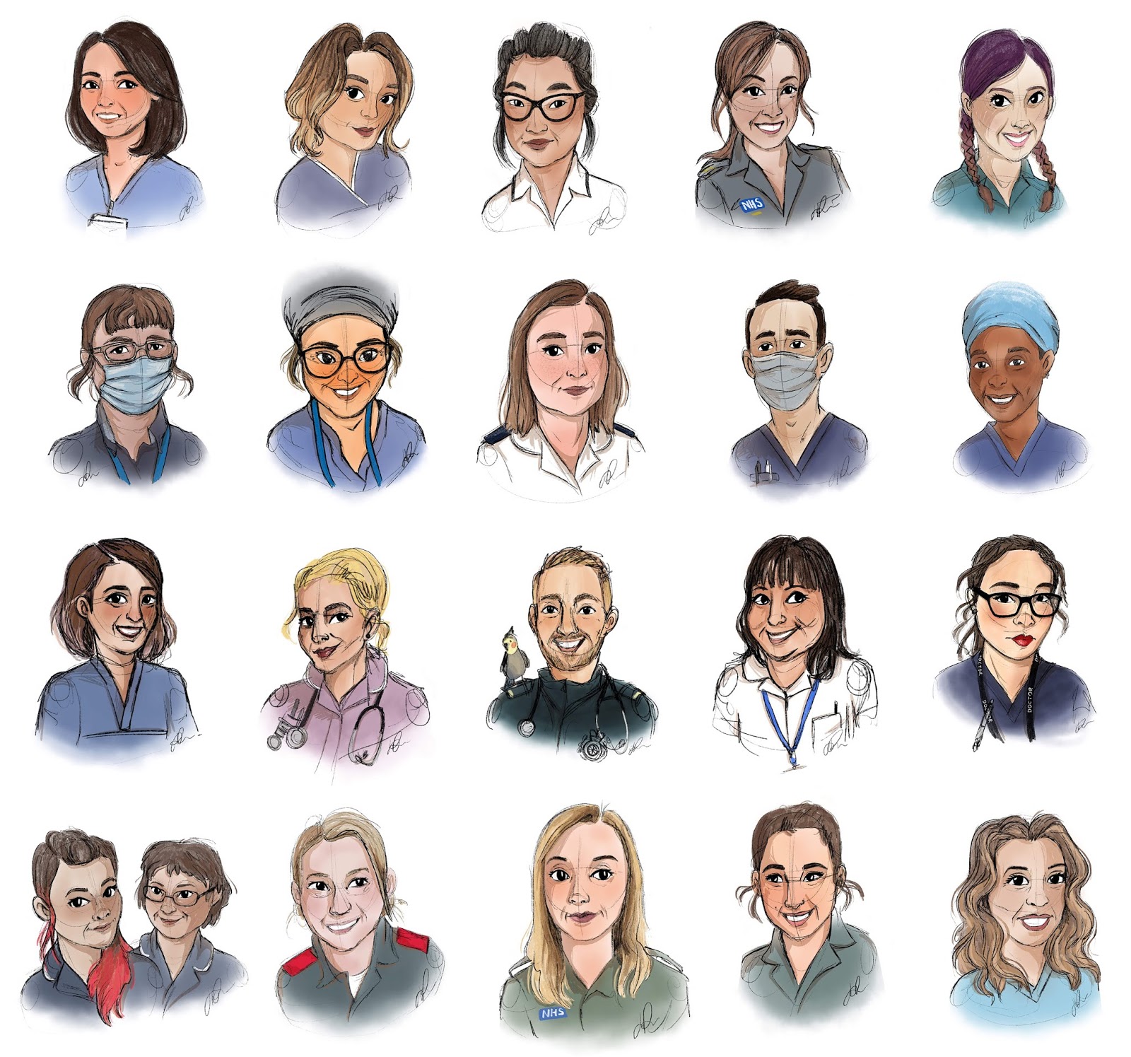NHS staff portraits | harrietalicefox