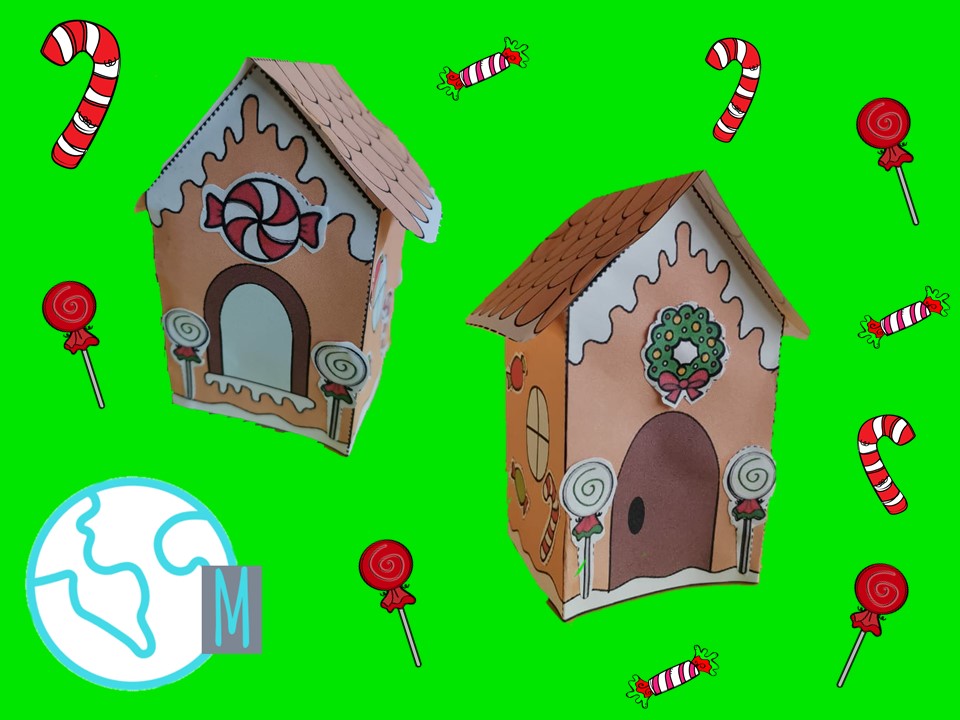 Mundo de letras. Material educativo: Casita de jengibre