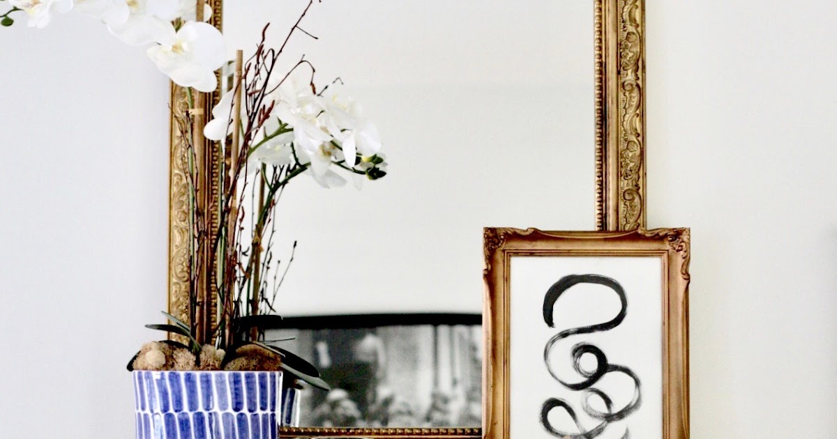 How To Age a Frame With a Bright Gold Finish | markova design