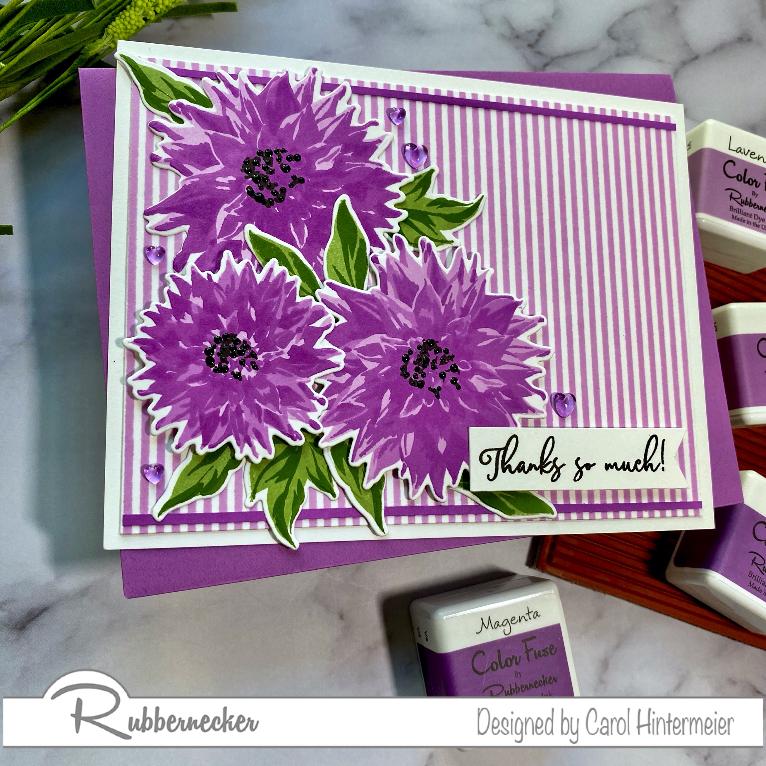 Crafting By Carol: New Autumn Fire Layering Floral Stamps ...
