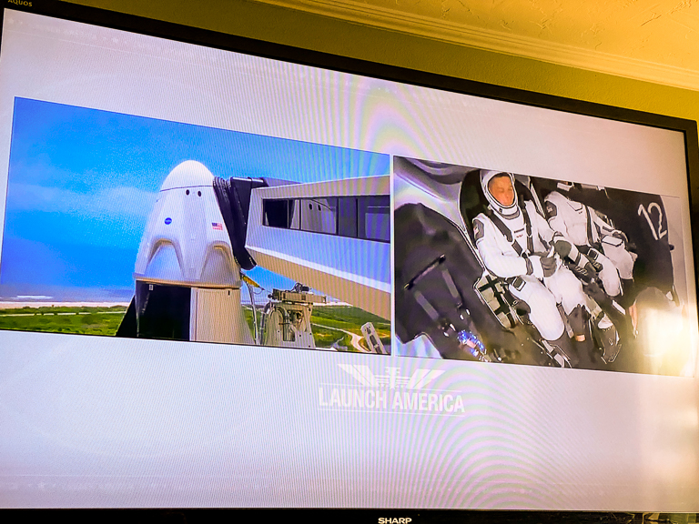 Tales of the Flowers: Cheering for the SpaceX Dragon launch