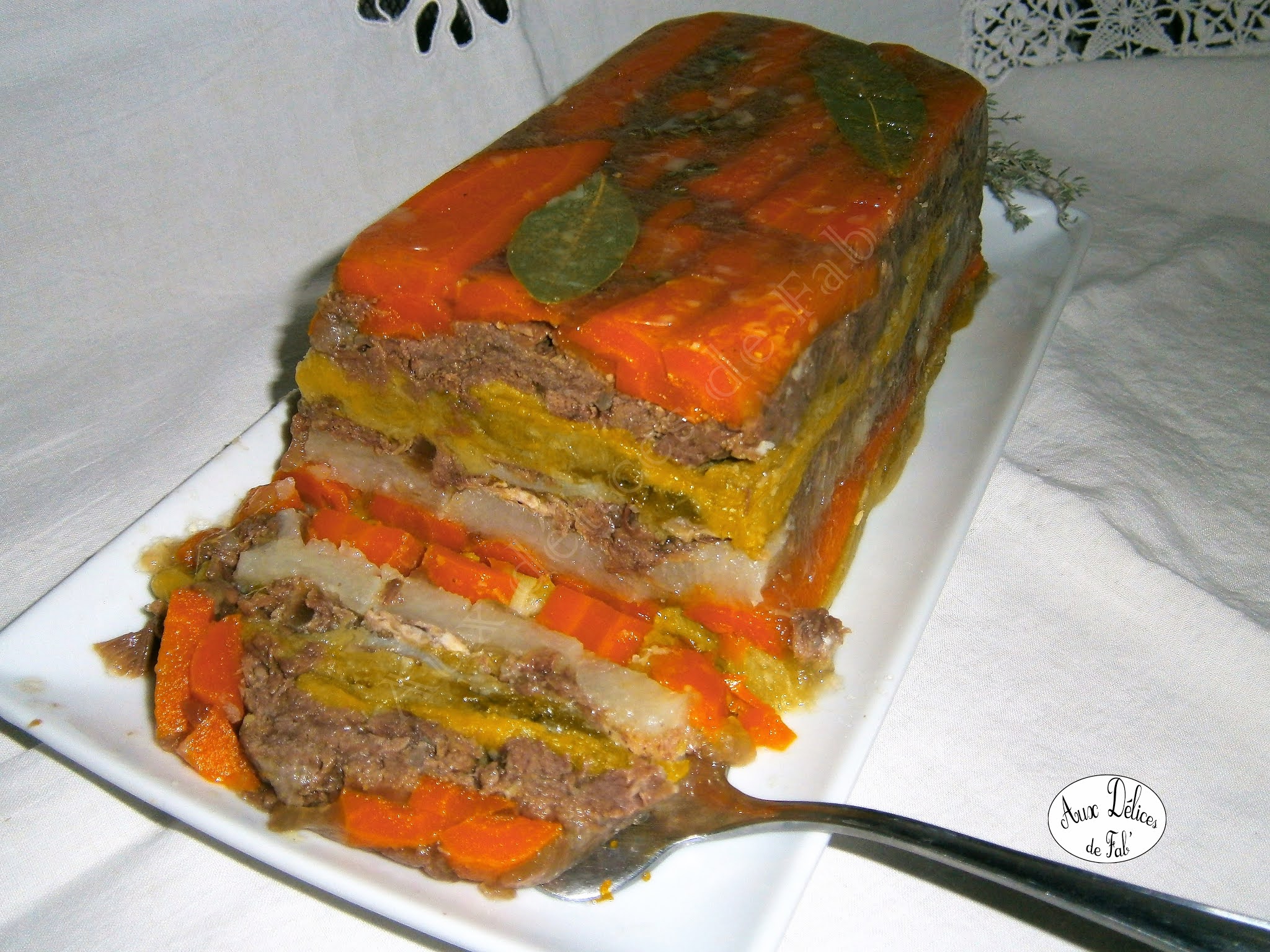 Aux délices de Fab: Terrine avec un restant de pot au feu