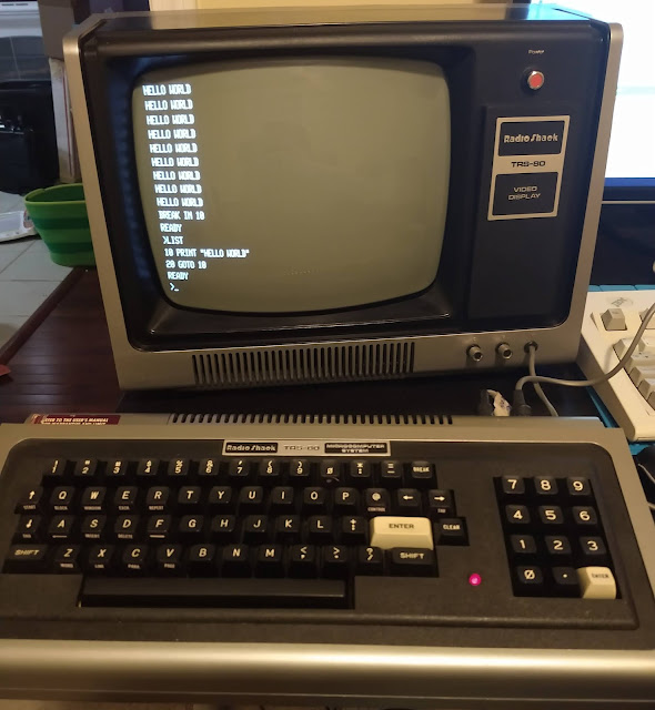 Nerdly Pleasures: Enjoying and Gaming on a TRS-80 Model 1