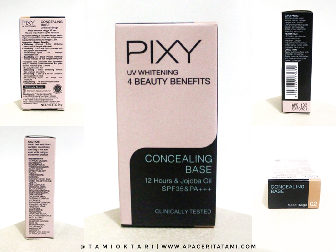 [REVIEW] Pixy Concealing Base 02 Sand Beige - Blog by Tami Oktari