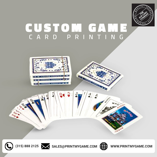 WHY YOU SHOULD OUTSOURCE CUSTOMIZED GAME CARD DESIGN AND PRINTING