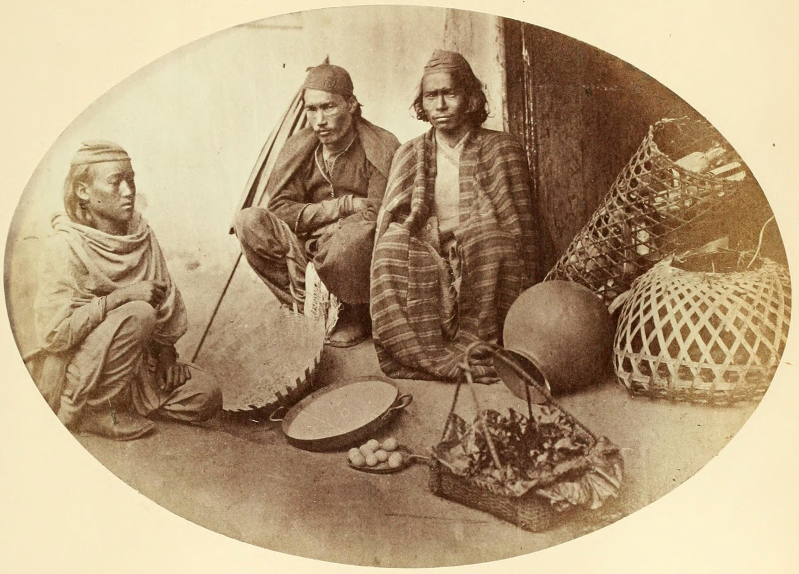 Newar or Niwar, Slave Population, Supposed Aboriginal - Nepal, c1860's ...