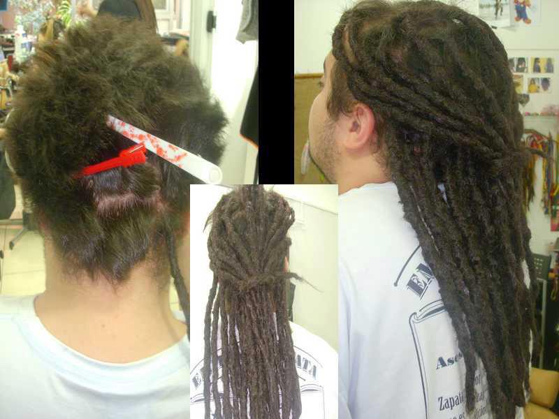 Dreads Poa Anitas: Dreadera dos guris, todos com a cabeça feita :D