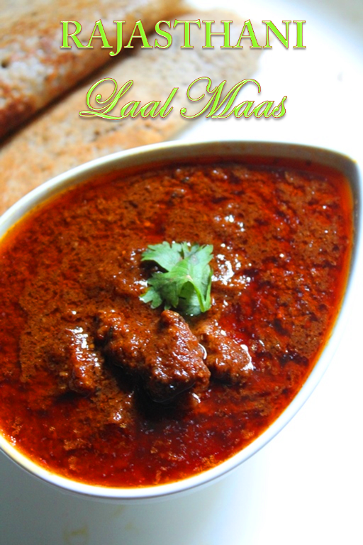 Rajasthani Laal Maas Recipe / Red Mutton Curry Recipe - Yummy Tummy